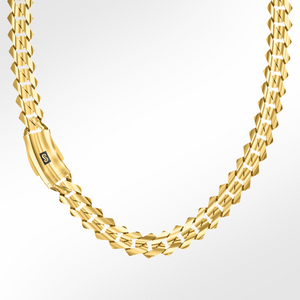 Men's Necklace - Monaco Chain EDGE Plain | Oro Monaco