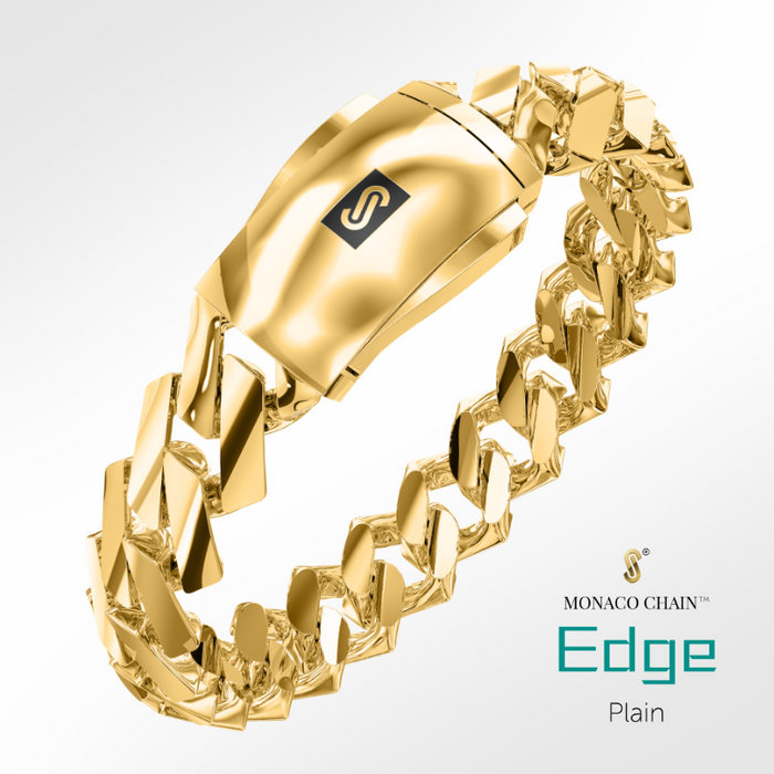 Pulseras Monaco Chain | Oro Monaco