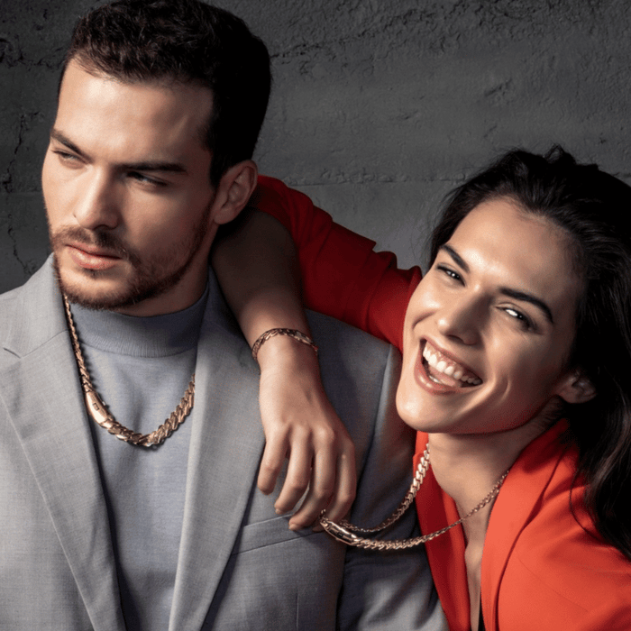 Men's Necklace - Monaco Chain EDGE Plain | Oro Monaco