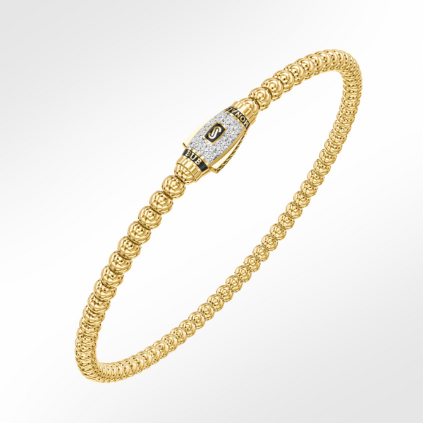 Men's Bracelet - Monaco Chain BUB Pavé Lock | Oro Monaco