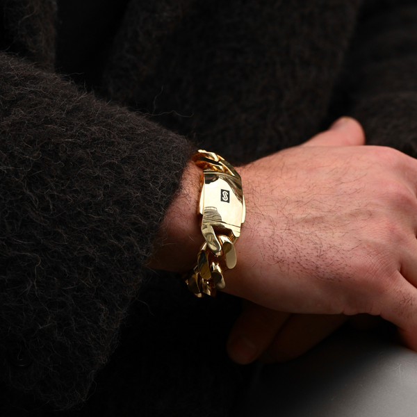 Men's Bracelet - Monaco Chain CLASSIC Plain | Oro Monaco