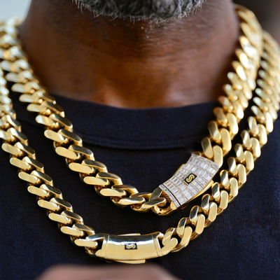 Men's Necklace - Monaco Chain CLASSIC Plain | Oro Monaco