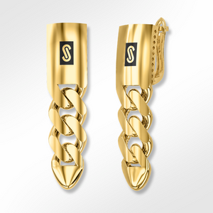Earring - Monaco Chain CLASSIC Plain | Oro Monaco
