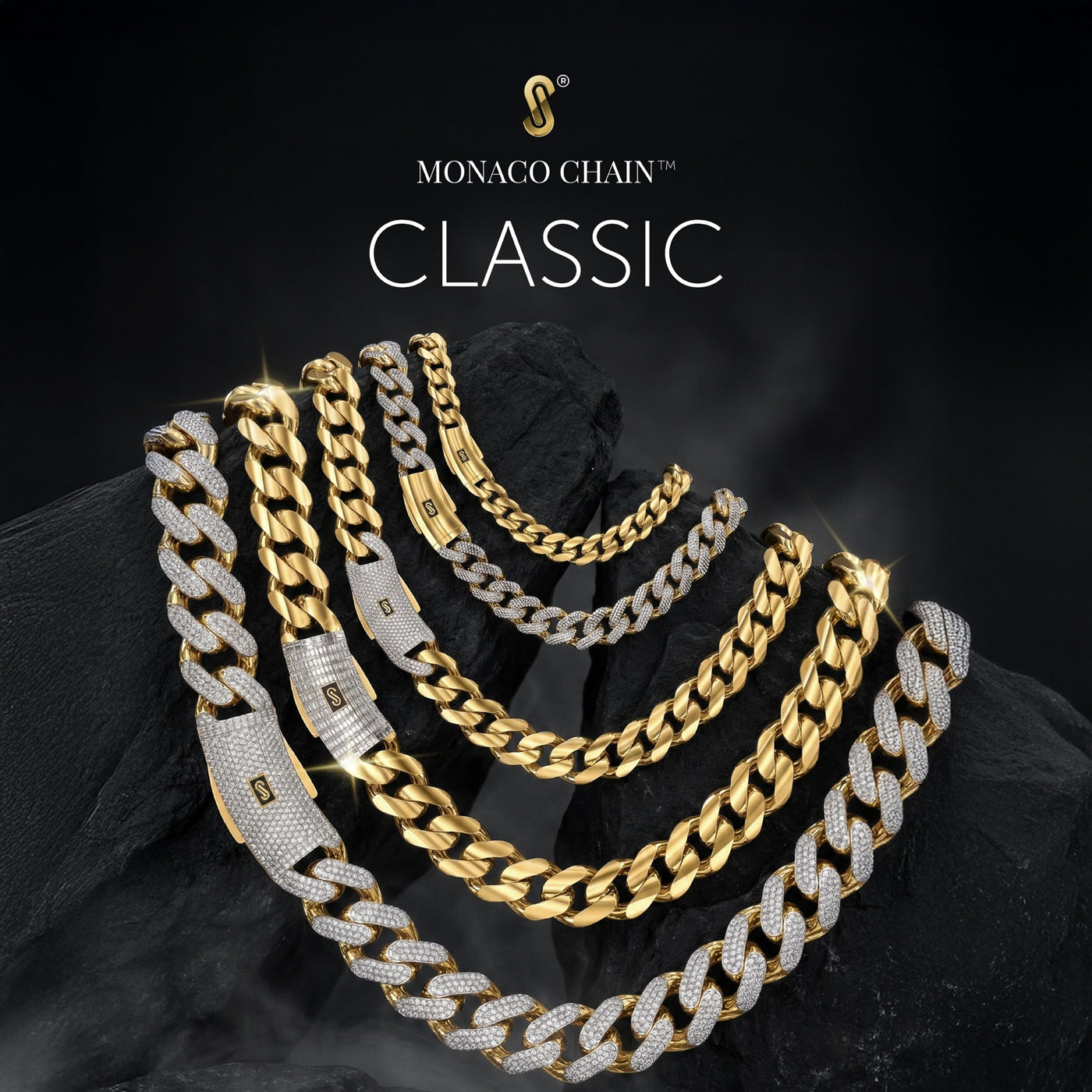 Monaco Chain Bracelets & Necklaces | Oro Monaco
