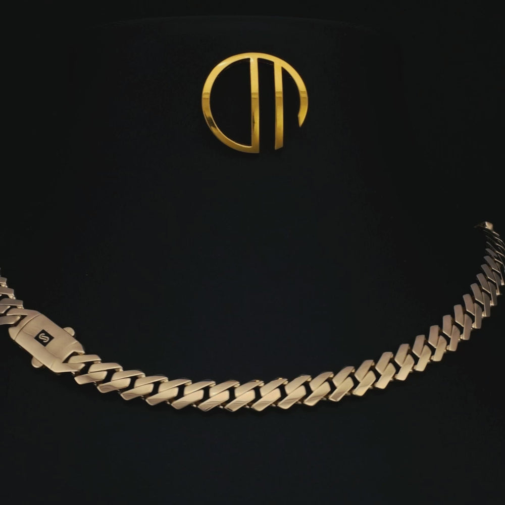 Men's Necklace - Monaco Chain EDGE Plain | Oro Monaco