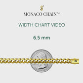 Men's Bracelet - Monaco Chain CLASSIC Plain | Oro Monaco